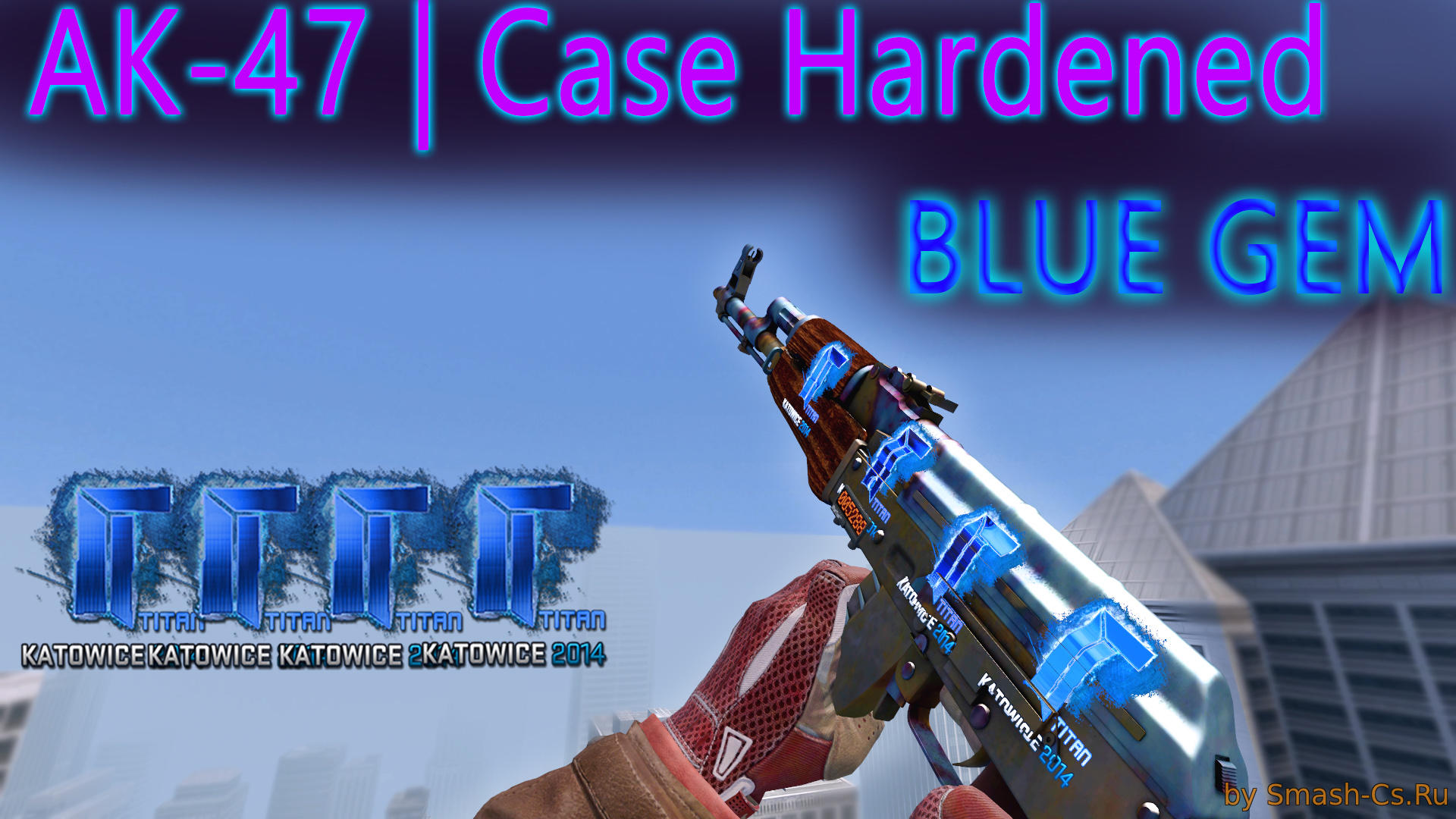 Download AK 47 Case Hardened Blue Gem Titan v91 